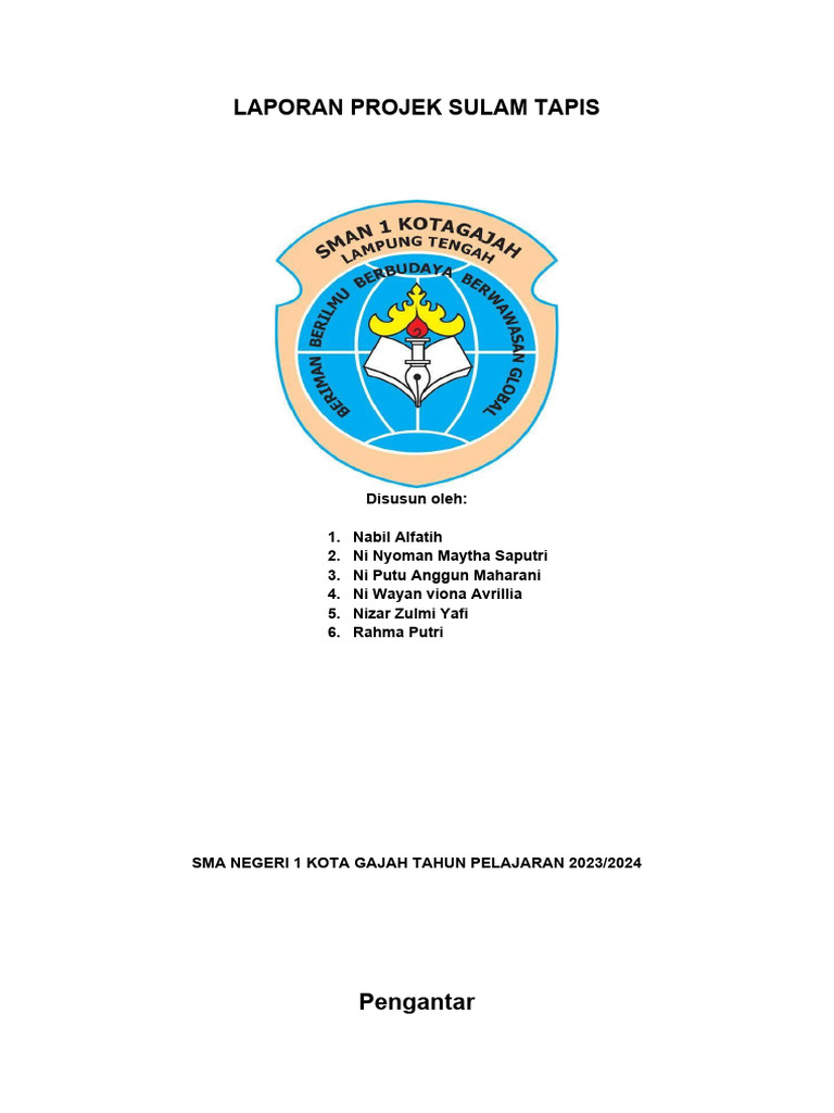 Teknik dan Proses Sulam Tapis Lampung | PDF | Griya & Taman