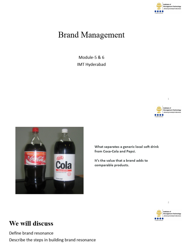 BM - Module 5&6 - IMT Hyd | PDF | Brand | Market Segmentation
