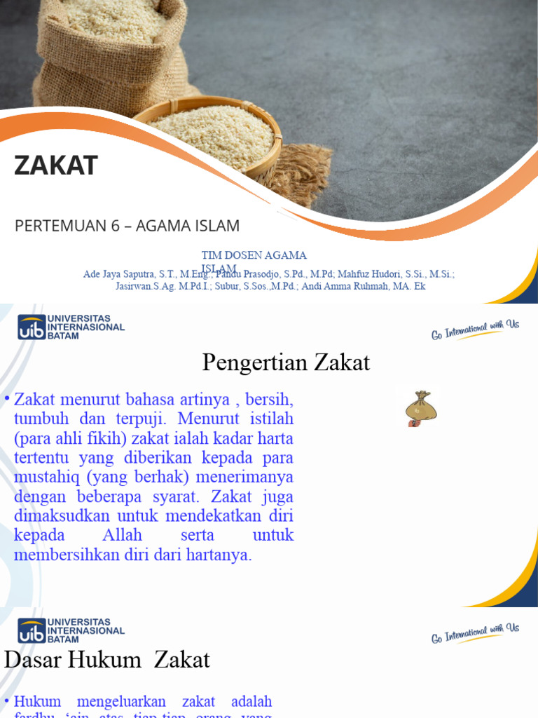 Minggu 6 Zakat | PDF