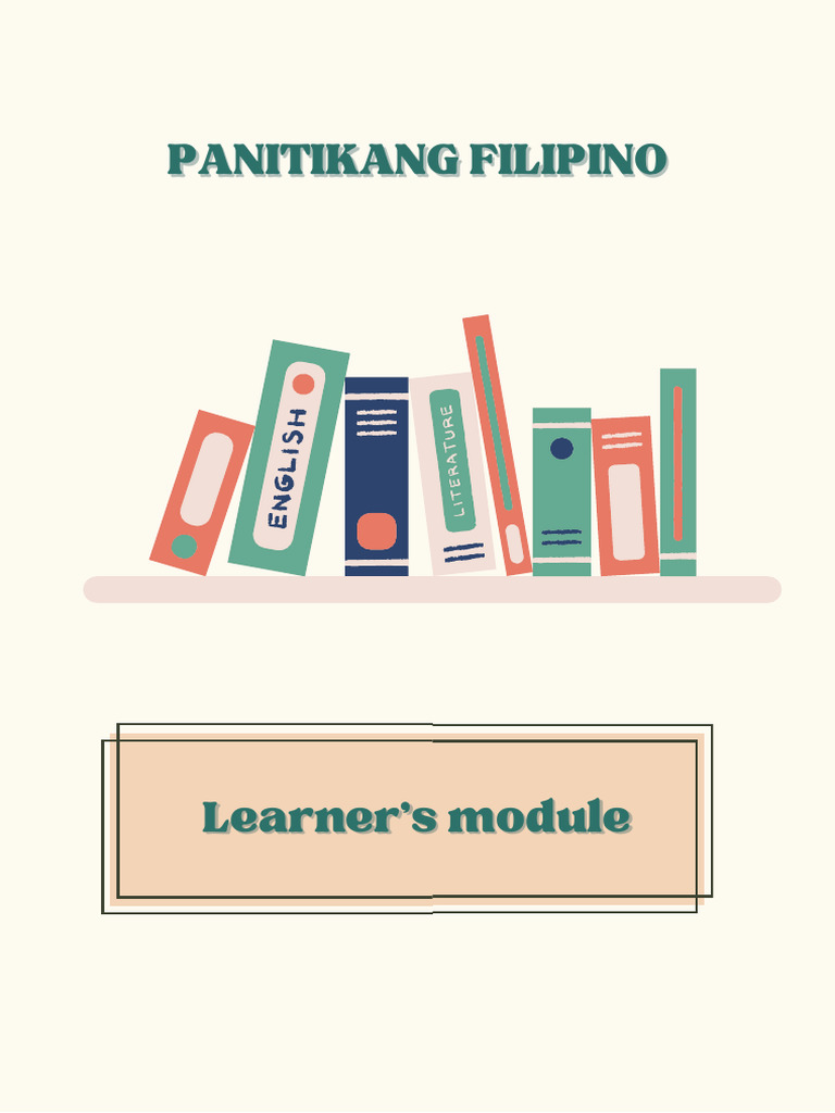 Lesson_1_-_Panitikang_Filipino | PDF