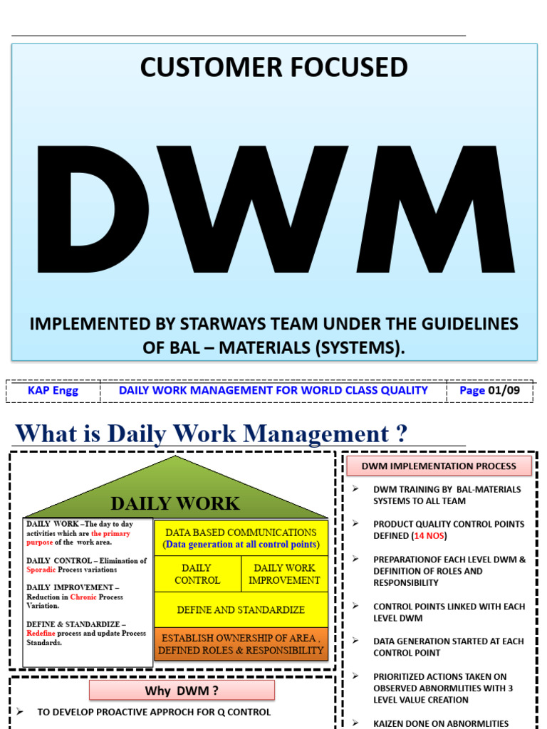 03 DWM Master - DWM - WHAT & WHY | PDF | Business Process | Business