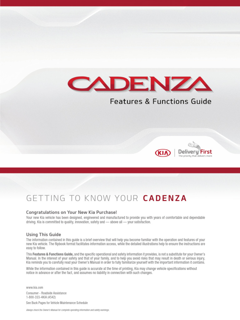 2017 Kia Cadenza FFG | PDF | Fuel Economy In Automobiles | Qr Code