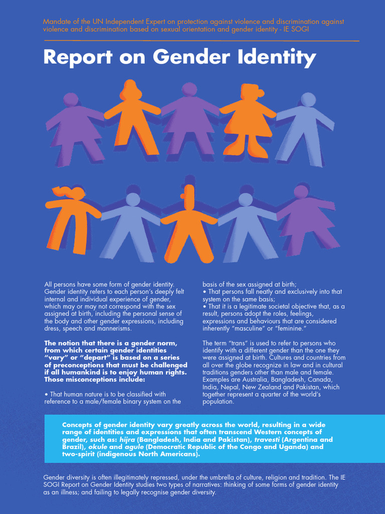 GenderIdentityReport SOGI | PDF | Transgender | LGBTQIA+ Studies