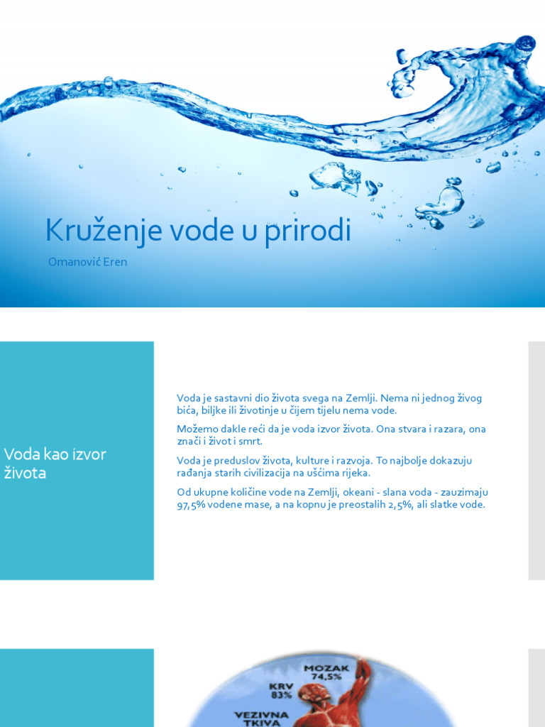 Kruženje Vode u Prirodi | PDF