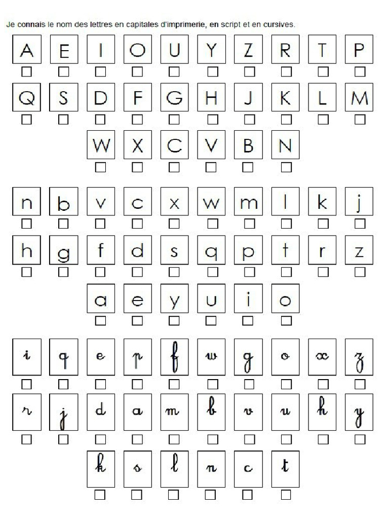 Evaluation 3 Alphabets | PDF