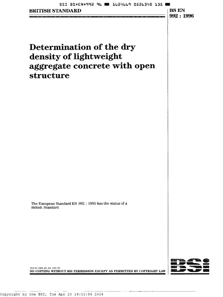 BS En992 1996 | PDF