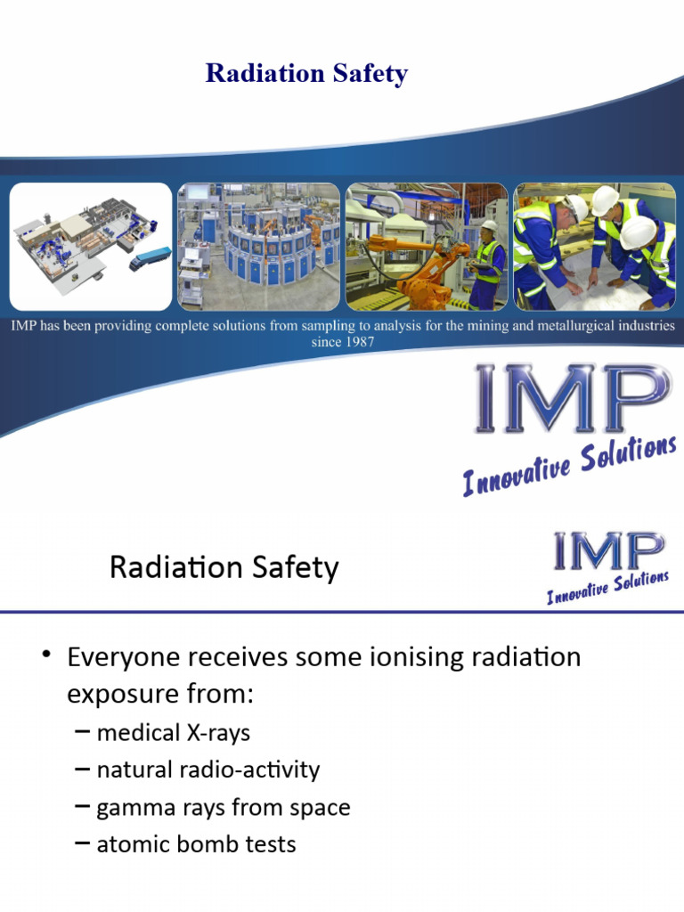 XRF Radiation Safety Guidelines | PDF | Radiation Protection ...