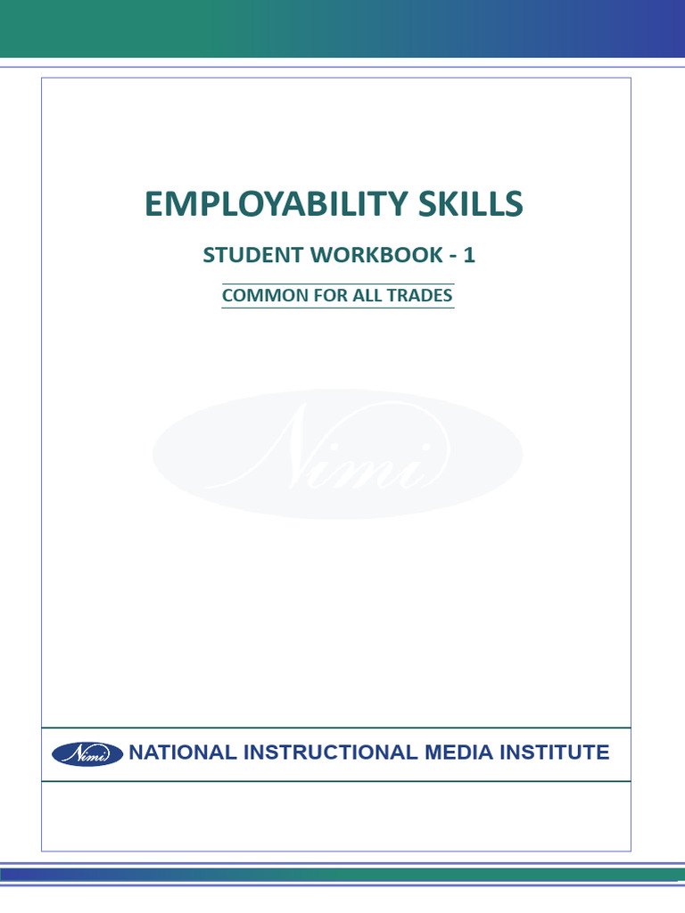Employ Ability Skills SWB 1 W | PDF | Learning | Communication