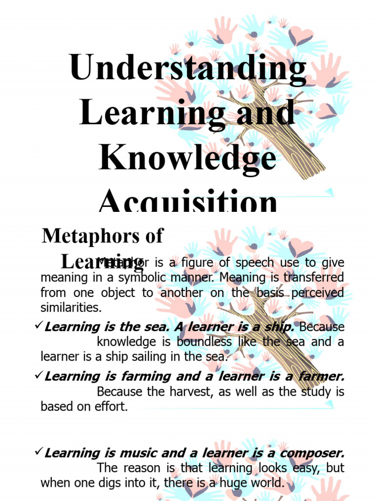 Understanding Learning and Knowledge Acquisition | PDF | Classical ...