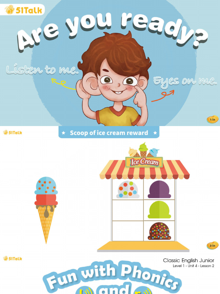 Level 1 - Unit 4 - Lesson 2 - Phonics L and R | PDF