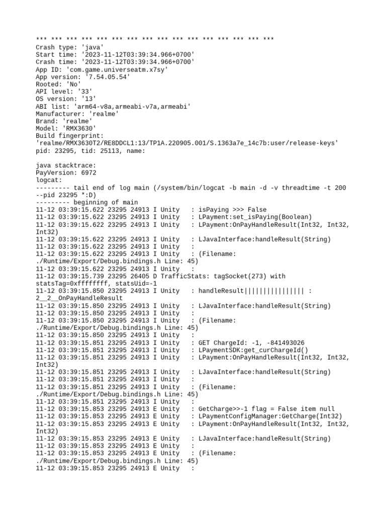 Catchlogs 2023 11 12 At 03 39 34 7540 Java Pdf Boolean Data Type Integer