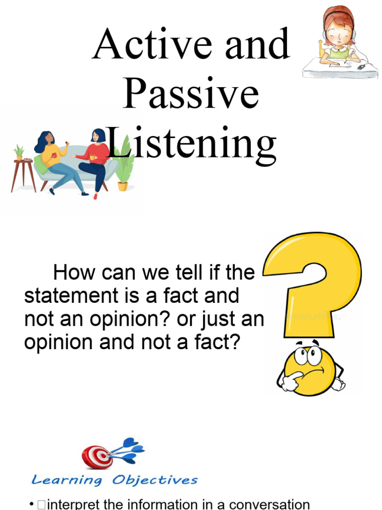 Active Passive | PDF | Conversation | Nonverbal Communication