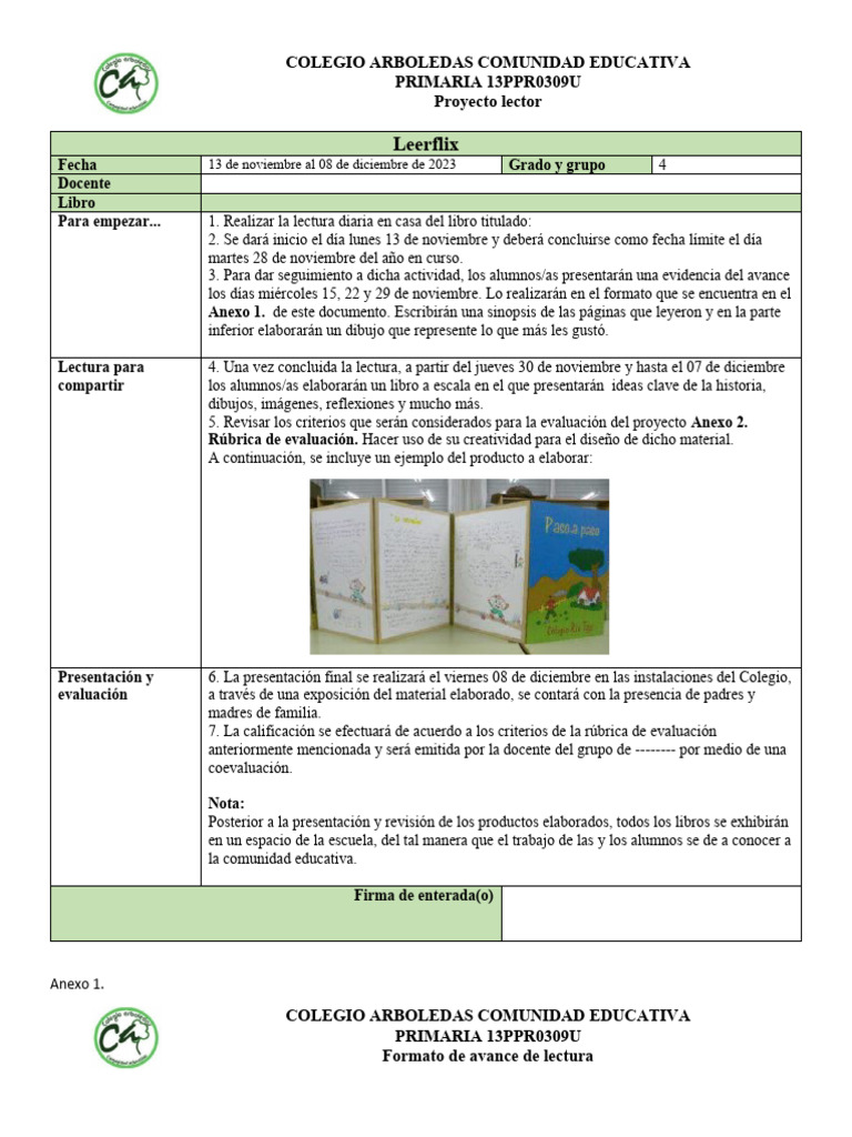 Compartir - Proyecto Lector | PDF