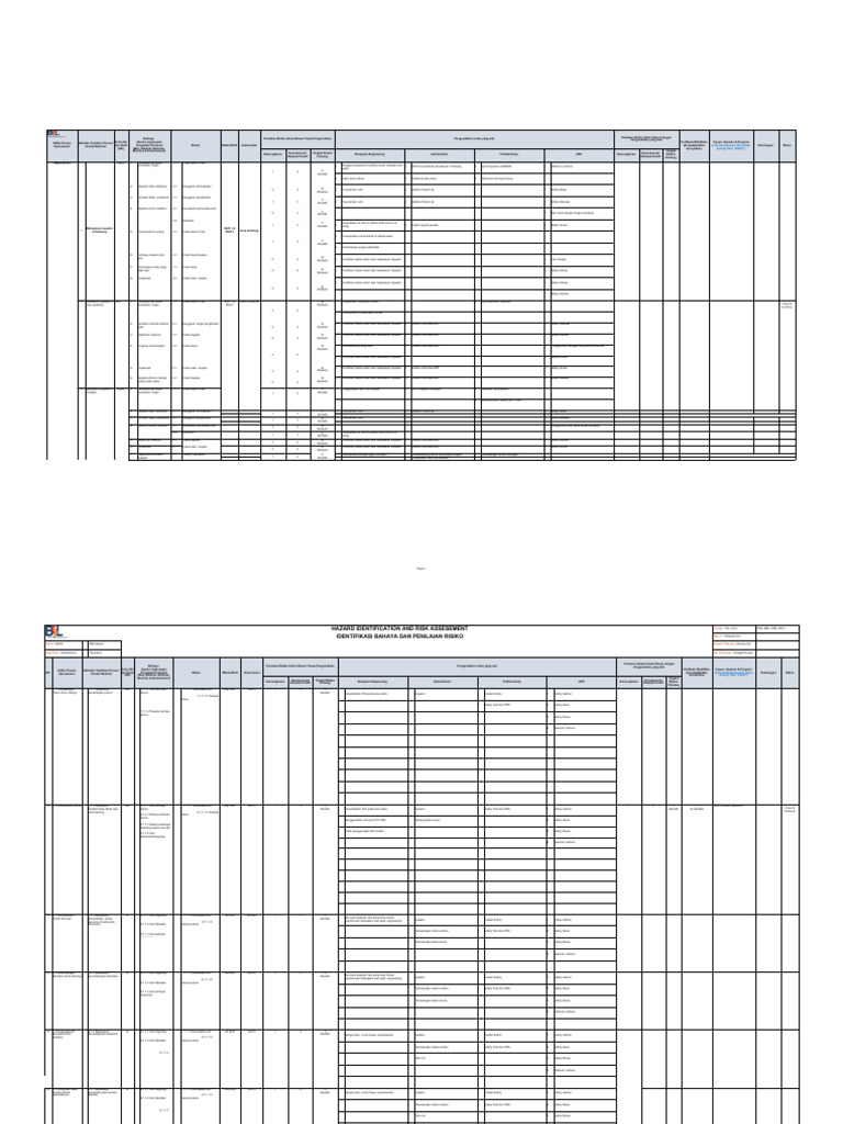 FML-SHE-008 IBPR - ALL - 2023 Contoh | PDF
