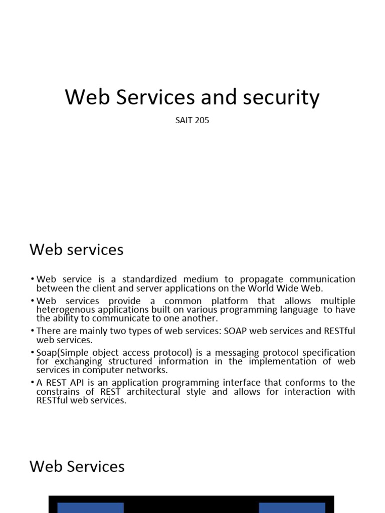 Web Services and Security | PDF | Representational State Transfer | Web Service