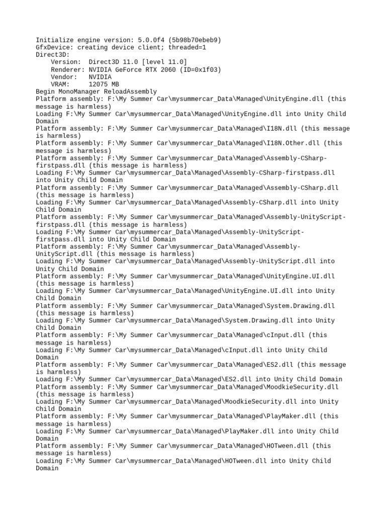 Output Log | PDF | Operating System Technology | Software