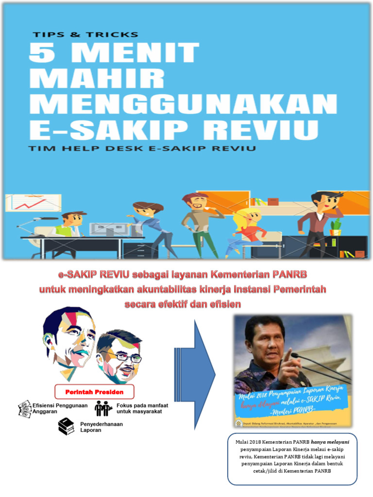Panduan Penggunaan e-SAKIP Reviu | PDF