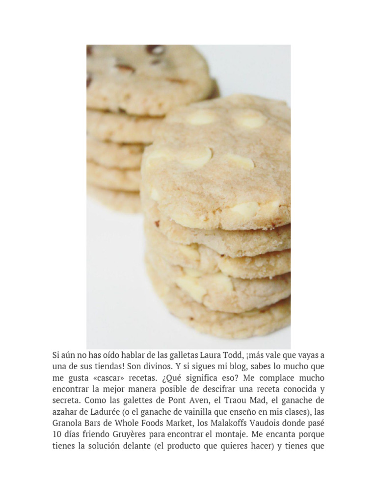 Laura de 90 Galletas | PDF