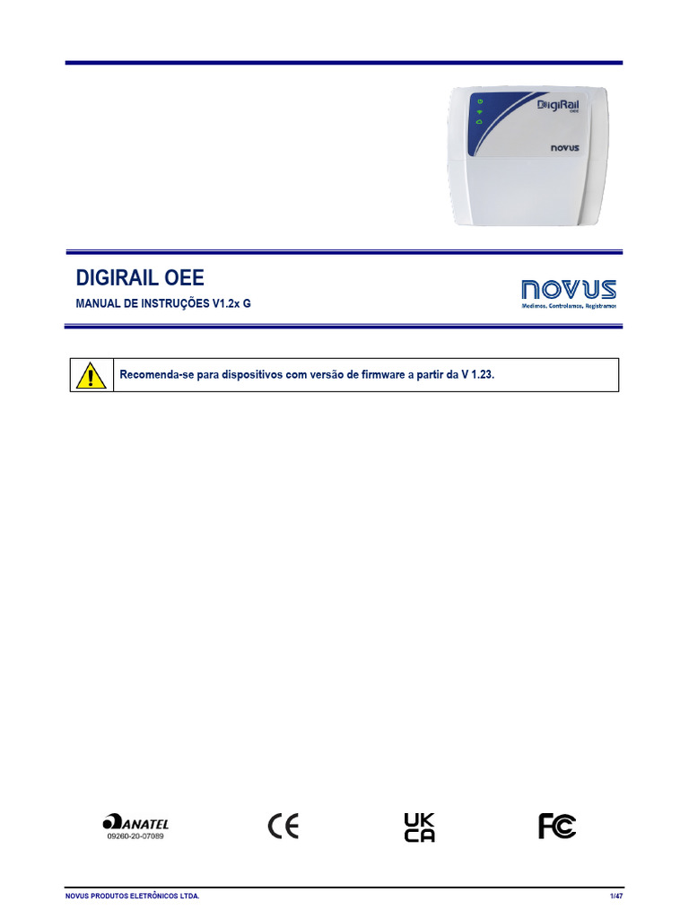 Manual Hardware Novus | PDF | USB | Rede de computadores