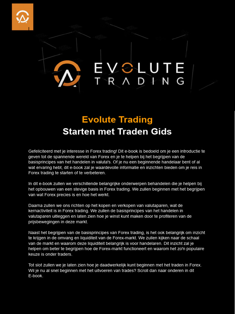 Evolute Trading - Starten Met Traden | PDF