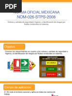 Norma 026 STPS 2008: Señales y Colores | PDF | Color | Seguridad y ...