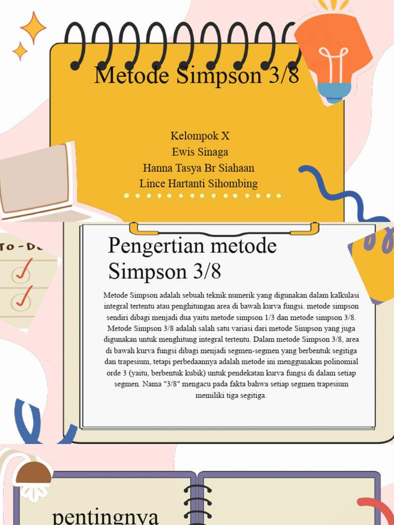 Metode Simpson 3/8: Akurasi dan Aplikasi | PDF | Metode & Bahan Ajar ...