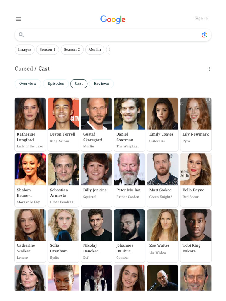 Cursed Cast - Google Search | PDF