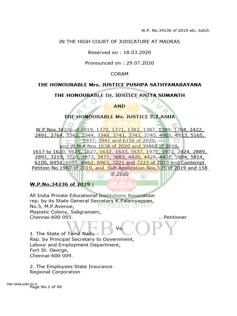 Esi Judgement | PDF | Judgment (Law) | Supreme Court Of The United States