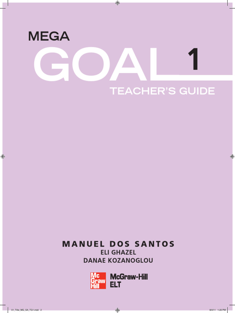 Mega Goal 1 TG | PDF | Vocabulary | Teachers