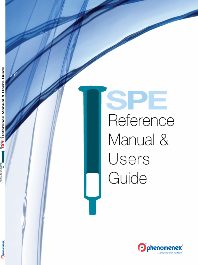 Spe Rerence Manual and User's Guide | PDF | High Performance Liquid ...