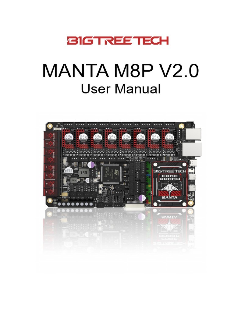 Bigtreetech Manta m8p v2.0 User Manual | PDF | Raspberry Pi | Usb