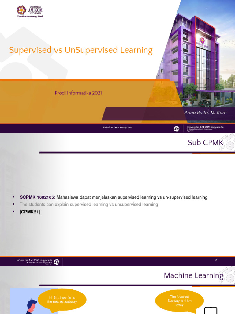 Supervised VS Unsupervised | PDF | Cluster Analysis | Statistical Classification