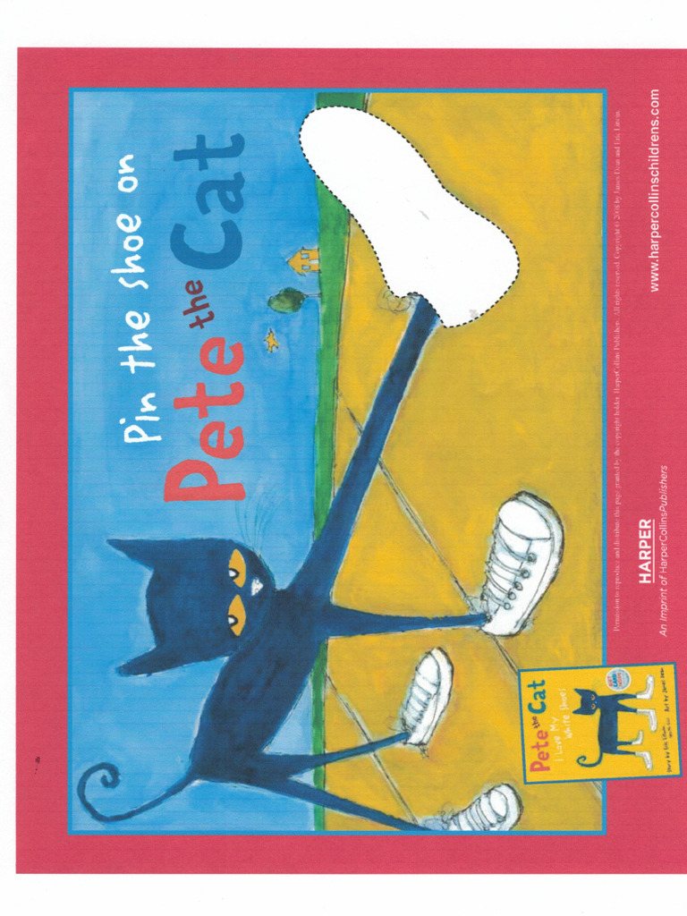 Pete The Cat Poster and Shoes | PDF