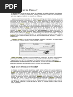 Tipos y Uso de Cheques en Chile | PDF | Cheque | Bancos
