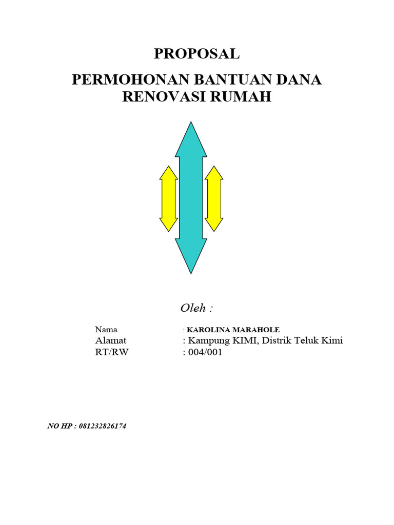 PROPOSAL - Docx Renovasi Rumah | PDF
