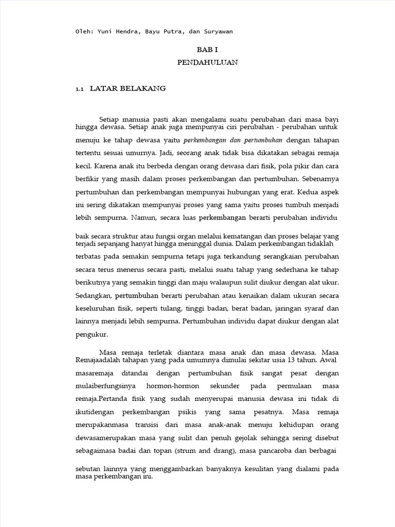 PDF PPD 8 Perkembangan Anak Selama Masa SMP Dan Sma Formal Operasional | PDF
