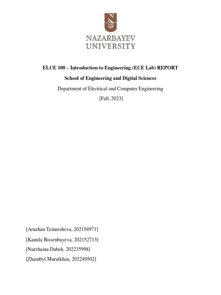 Lab Ece 2 Pdf Arduino Electronic Circuits