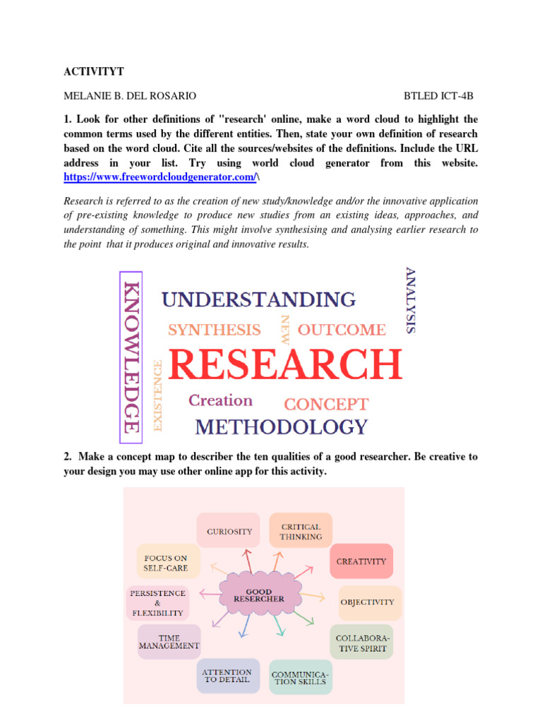 Activity Research | PDF | Critical Thinking | Thought