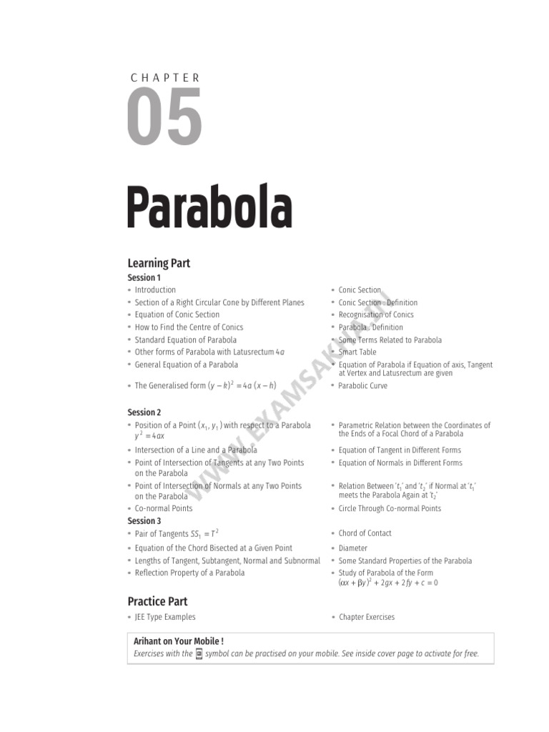 Parabola Arigant | PDF | Ellipse | Classical Geometry
