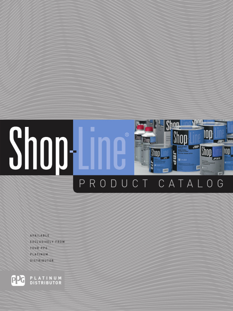 Shop Line+Product+Catalog+FIN 15443 | PDF | Paint | Materials
