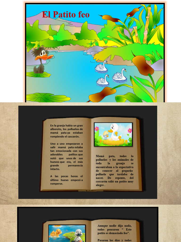 Portada del cuento "El Patito Feo" | PDF | El patito feo