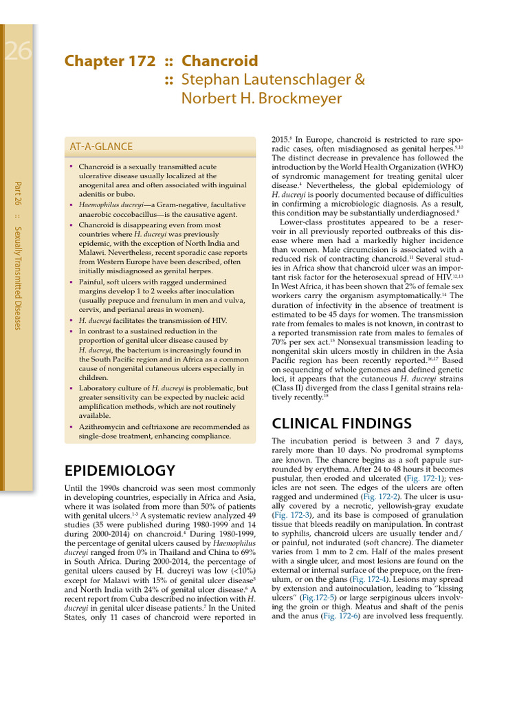 Chancroid Fitzpatrick's Dermatology 9th Edition, 2-Volume Set | PDF | Causes Of Death | Immunology