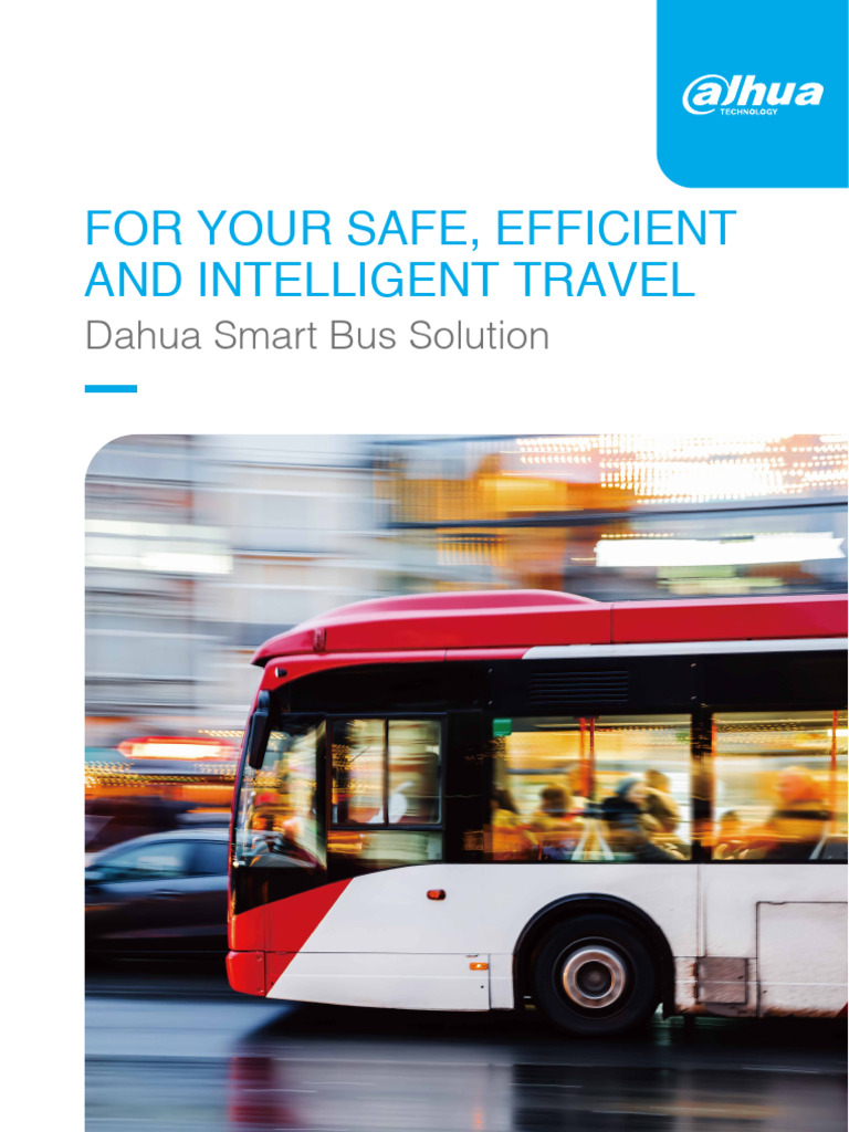 Catalog - Dahua Smart Bus Solution - V3.0 - EN - 202204 (16P) | PDF | Camera | Computer Monitor