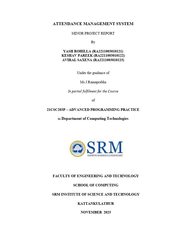 Project Report App | PDF | Biometrics | Data