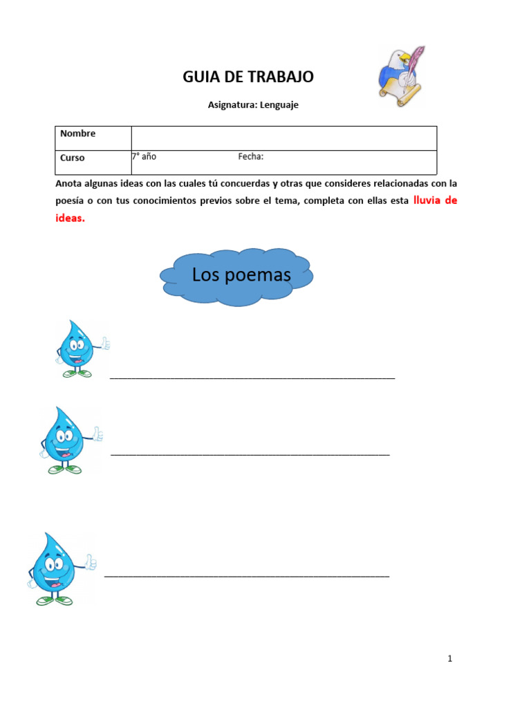 Poemas Comprension | PDF | Poesía