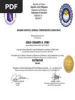 Medium of Instruction Certificate Sample | PDF