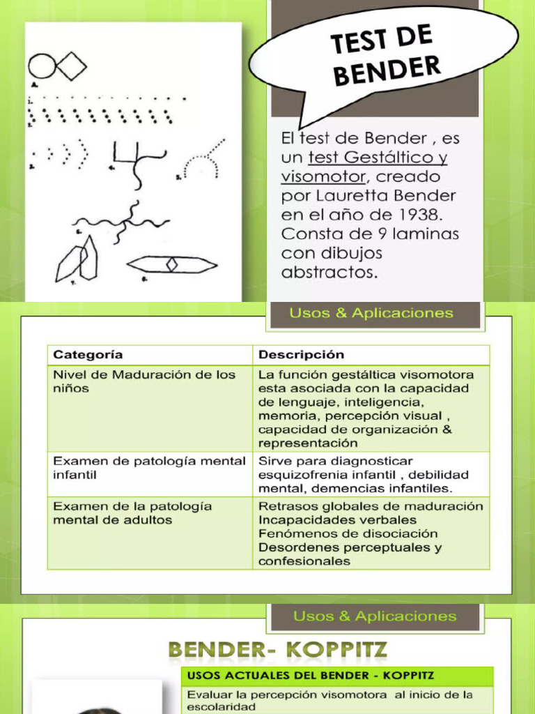 Test de Bender | PDF