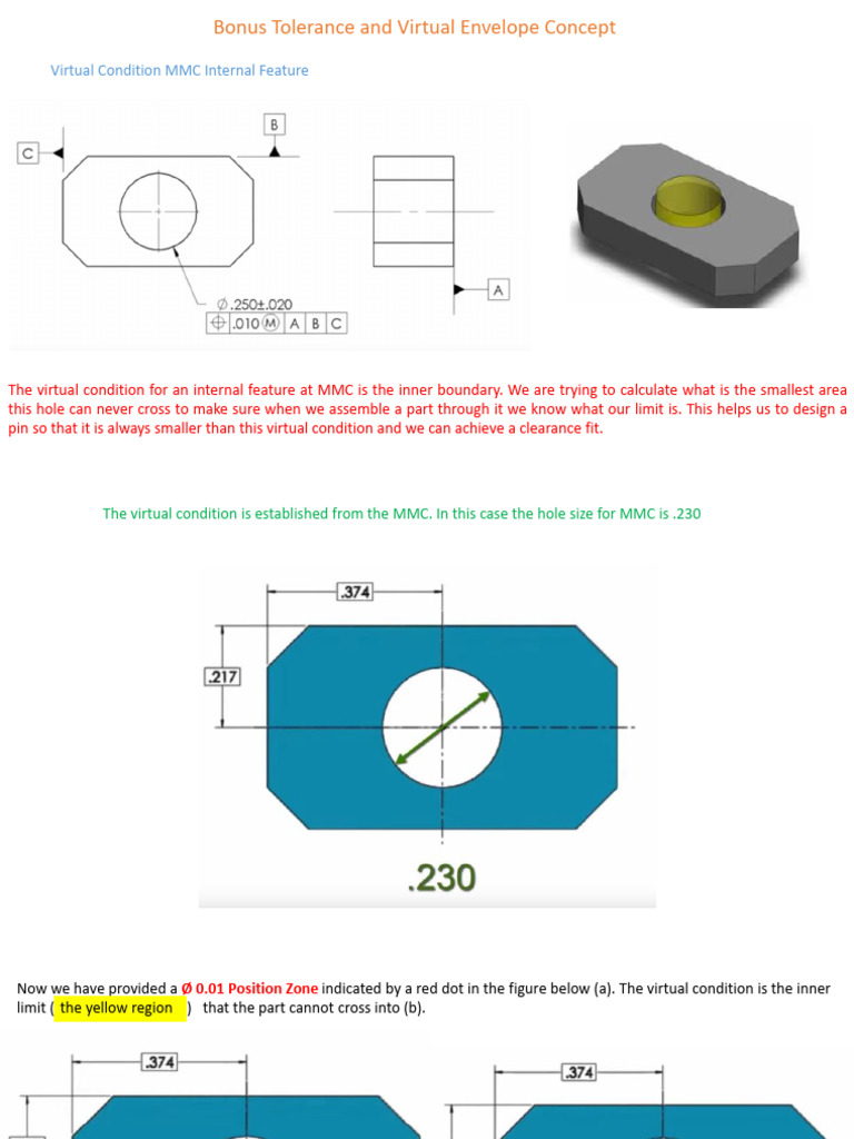 Bonus Tolerance-ANOTHER EXPLANATION | PDF | Engineering Tolerance