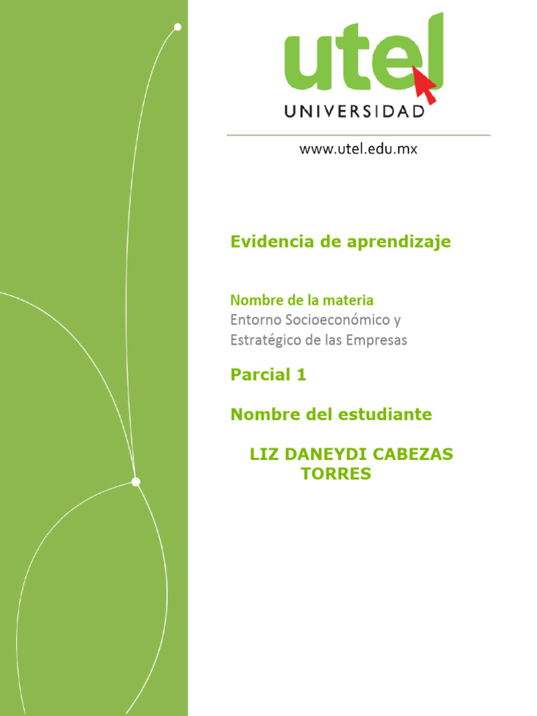 Entorno socioeconómico y estratégico de las empresas_EA_1P_HP (1) LIZ | PDF | Inflación ...