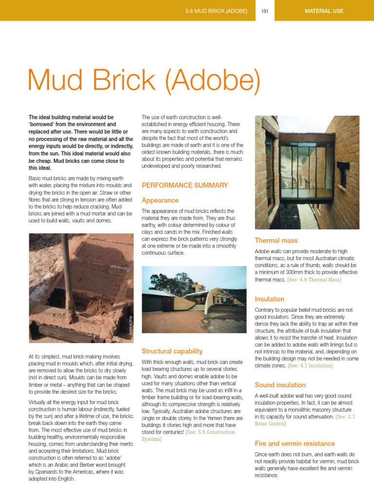 Making Strong Mud Bricks for Building | PDF | Brick | Building Materials